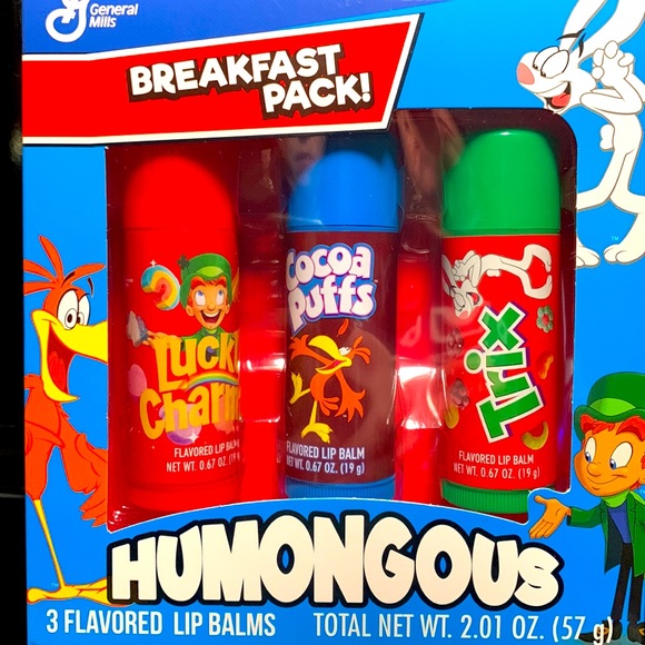 general mills | Makeup | Newhumongous Breakfast Pack Lip Balms | Poshmark